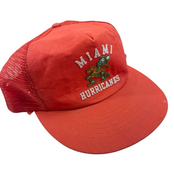 University Square | Accessories | Vintage Miami Hurricanes Hat Cap ...